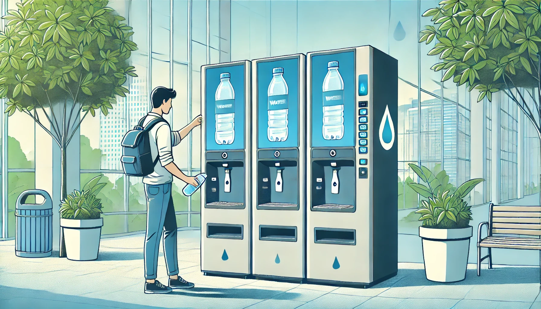 Drinking Water Vending Machines - Water Vending Machines by WaterTH.com
